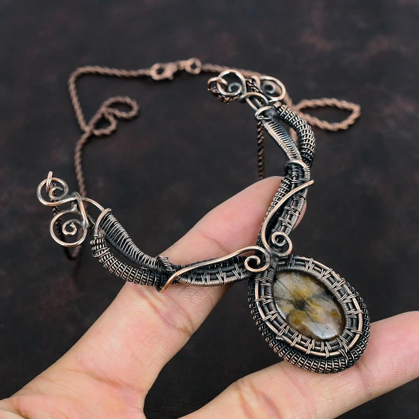 Handmade Wire Wrapped Jewelry | Copper Wire Wrap Jewelry