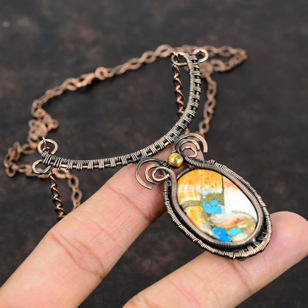 Handmade Wire Wrapped Jewelry | Copper Wire Wrap Jewelry
