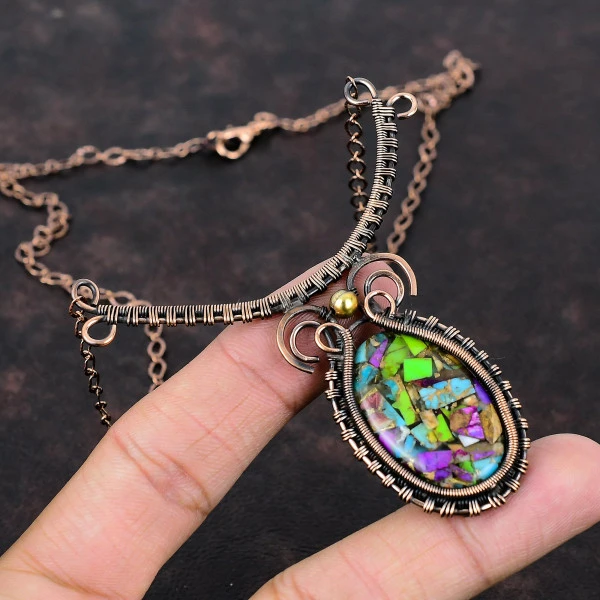 Handmade Wire Wrapped Jewelry | Copper Wire Wrap Jewelry