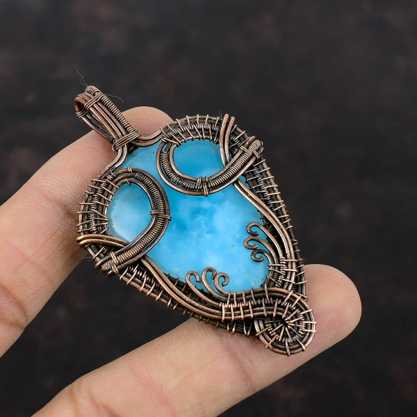 Handmade Wire Wrapped Jewelry | Copper Wire Wrap Jewelry