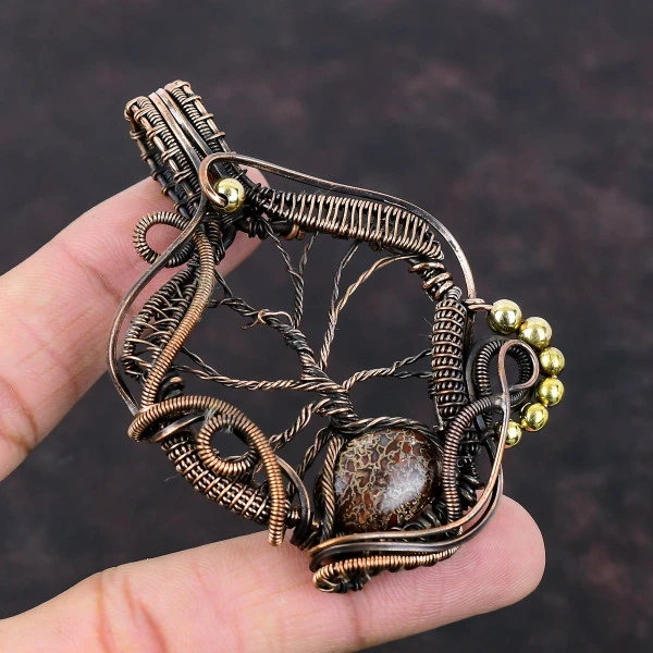 Handmade Wire Wrapped Jewelry | Copper Wire Wrap Jewelry