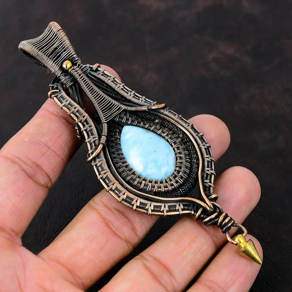 Handmade Wire Wrapped Jewelry | Copper Wire Wrap Jewelry