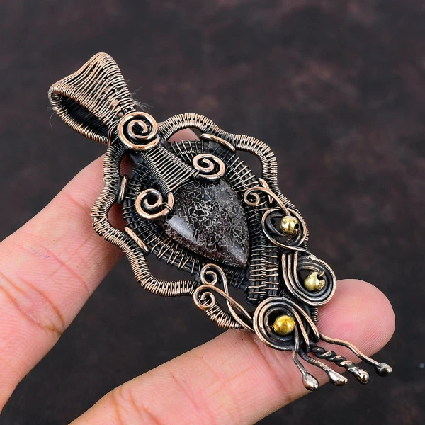 Handmade Wire Wrapped Jewelry | Copper Wire Wrap Jewelry